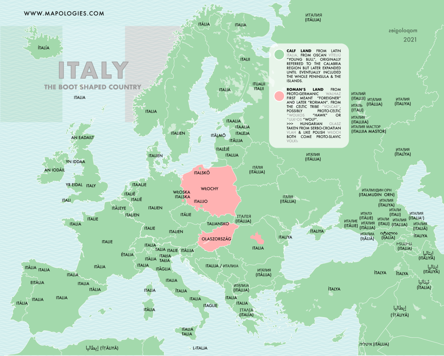 National names • M A P O L O G I E S